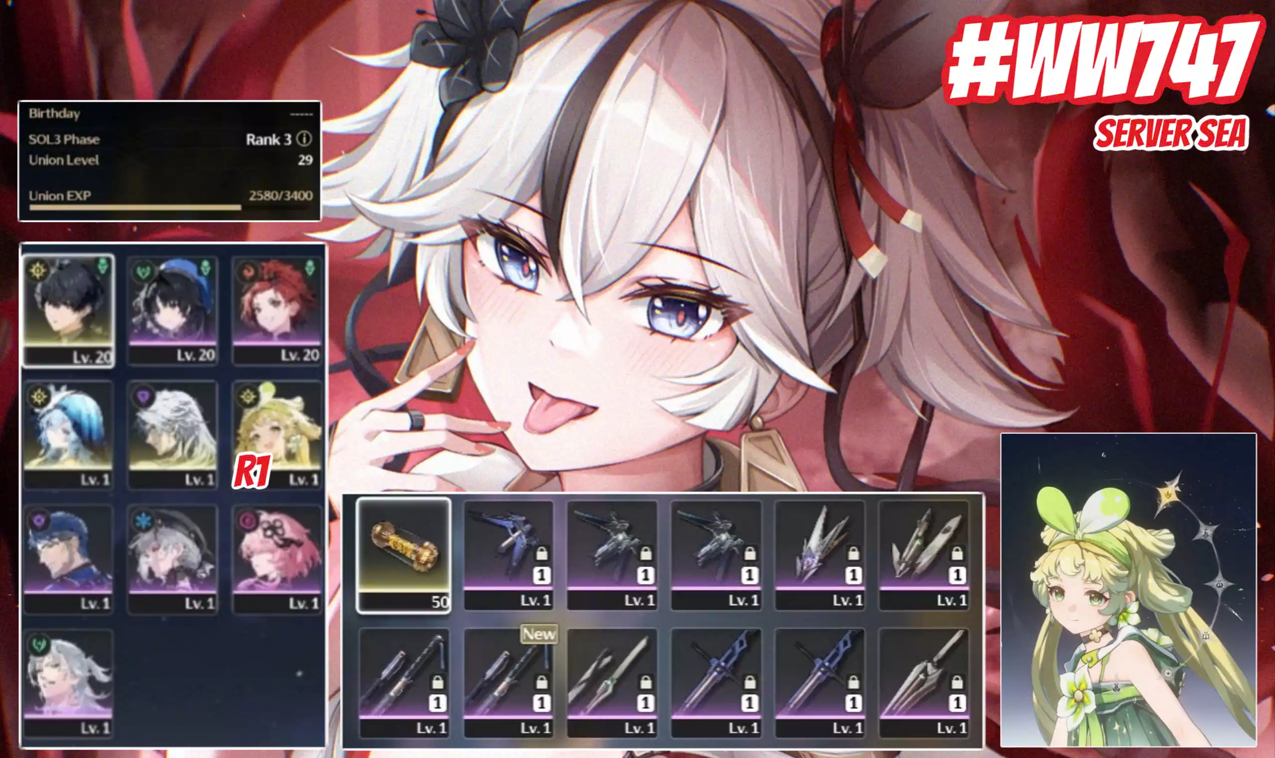 Acc #74075: [ ACC VIP ] WW 747 Sho + Cal + Ver, giá 100,000 đ